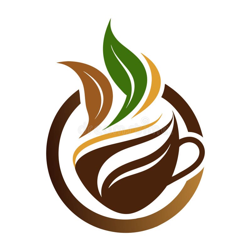 Coffee Logo Vector Art Illustration Stock Vector - Illustration of ...