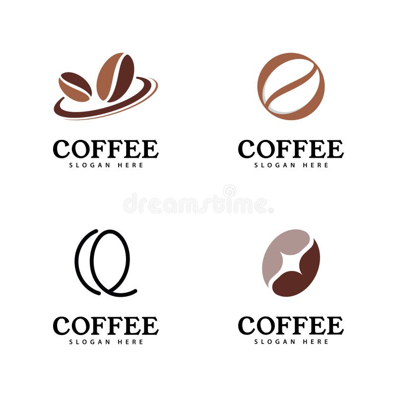 Coffee Logo Vector Icon Design Stock Vector - Illustration of people ...