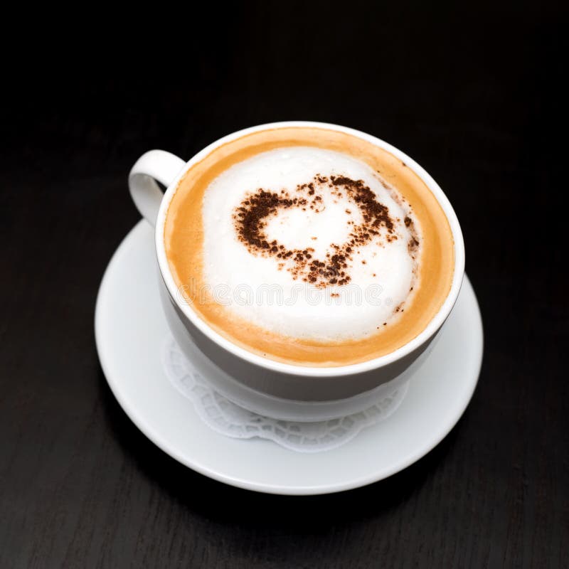 Coffee with love stock photo. Image of sweet, caring, touching - 1570784