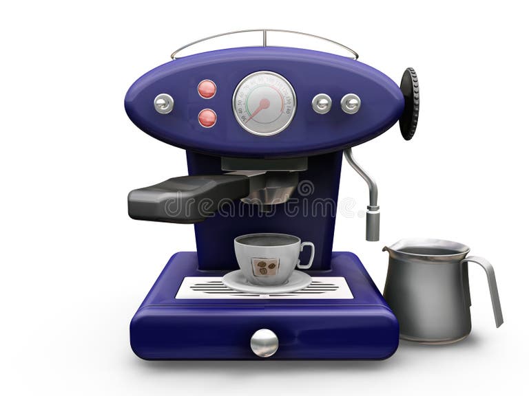 Coffee Machine Brewing Stock Illustrations – 10,920 Coffee Machine ...