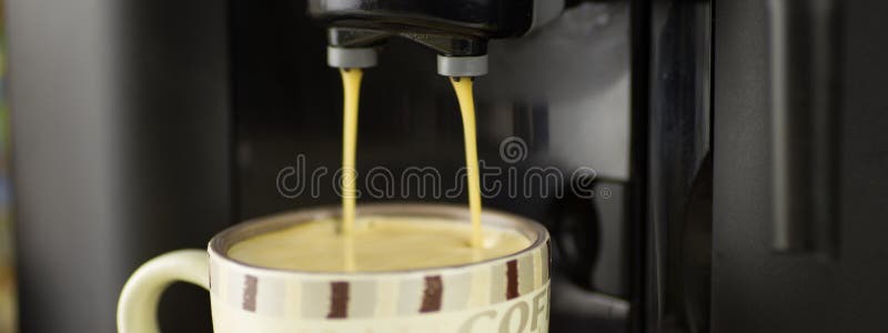 Coffee machine stock image. Image of breakfast, froth - 88931647