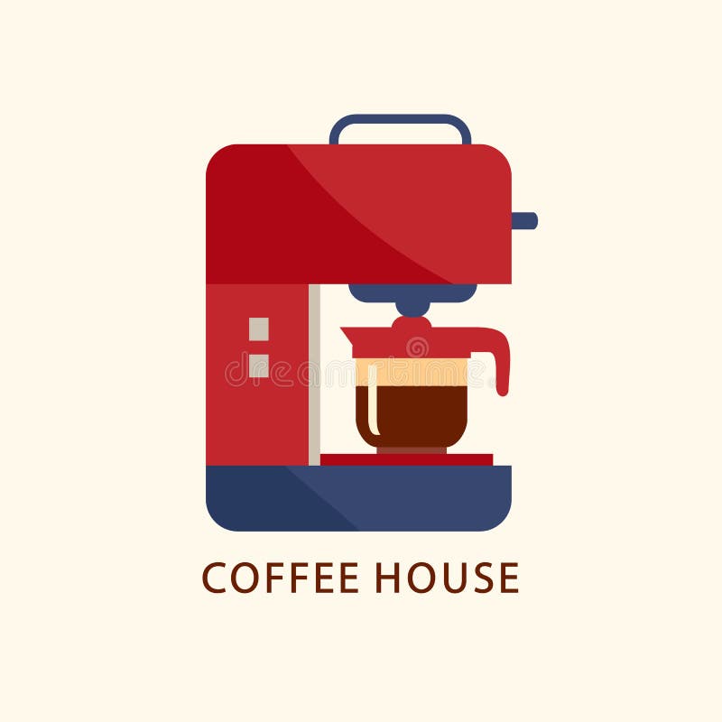Coffee Machine Icon, Flat Style Modern Design Stock Vector ...