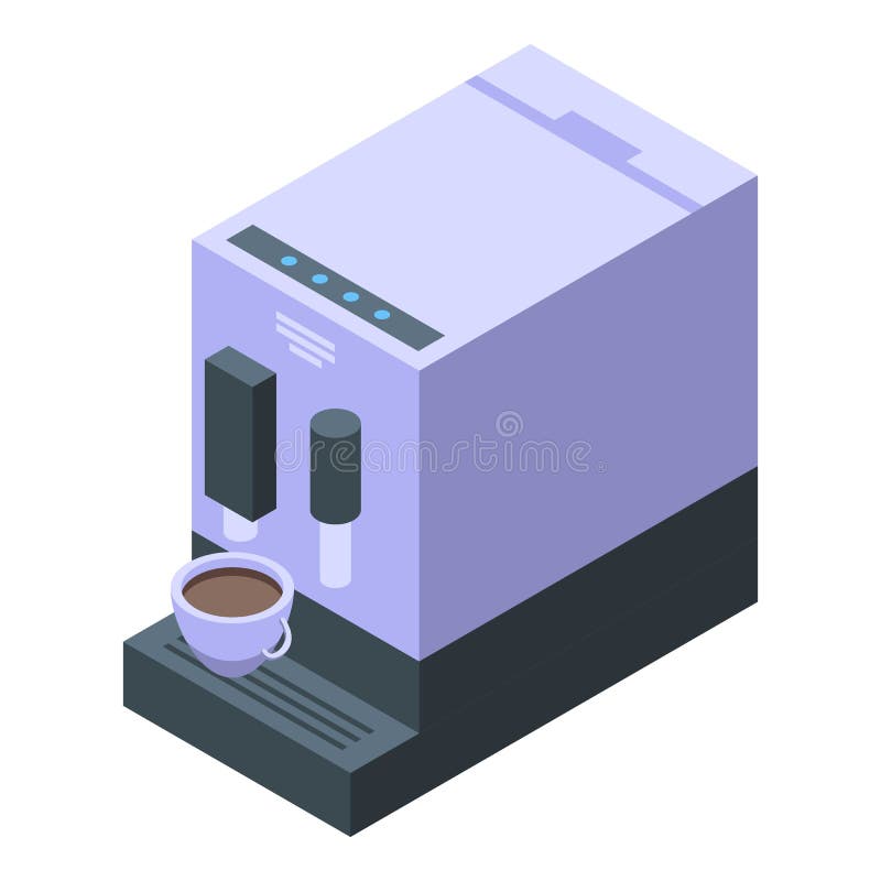 Coffee Machine Icon Isometric Vector. Espresso Drip Stock Vector ...