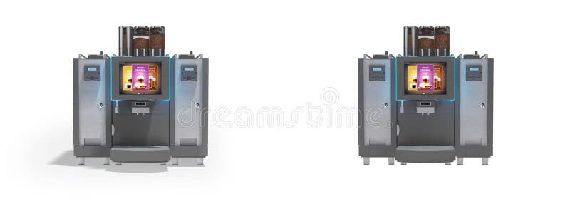 Coffee Machine with Large Display for Making Coffee Stock Photo - Image ...