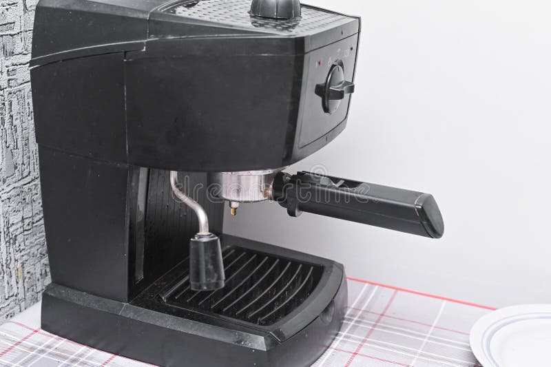 Coffee Machine for Making Coffee in the Kitchen Stock Photo - Image of ...