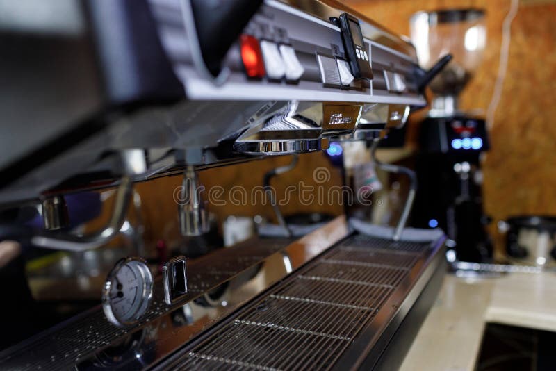Coffee Machine for Making Real Old School Drink Stock Photo - Image of ...