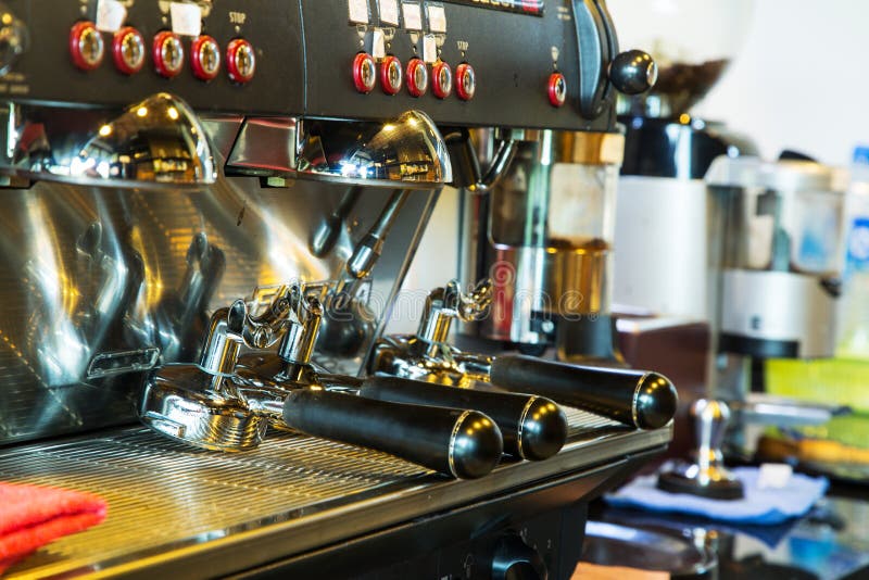 Coffee Machine Prepare for Do Beverage Stock Image - Image of aroma ...