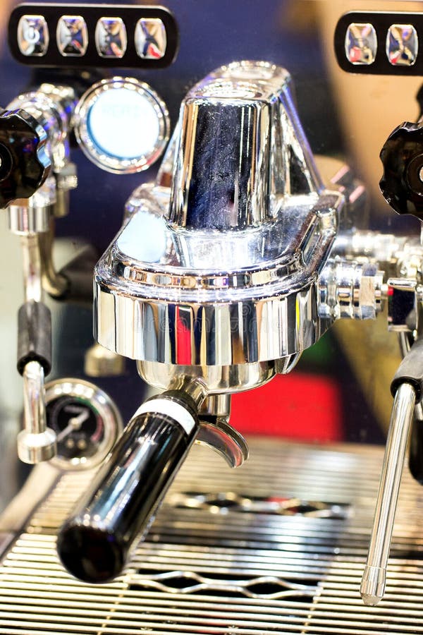 Coffee Machine Ready To Use Stock Image - Image of late, espreso: 225916175