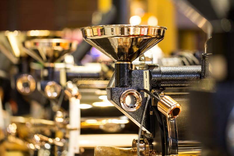 Coffee Machine Ready To Use Stock Photo - Image of addiction, roasting ...