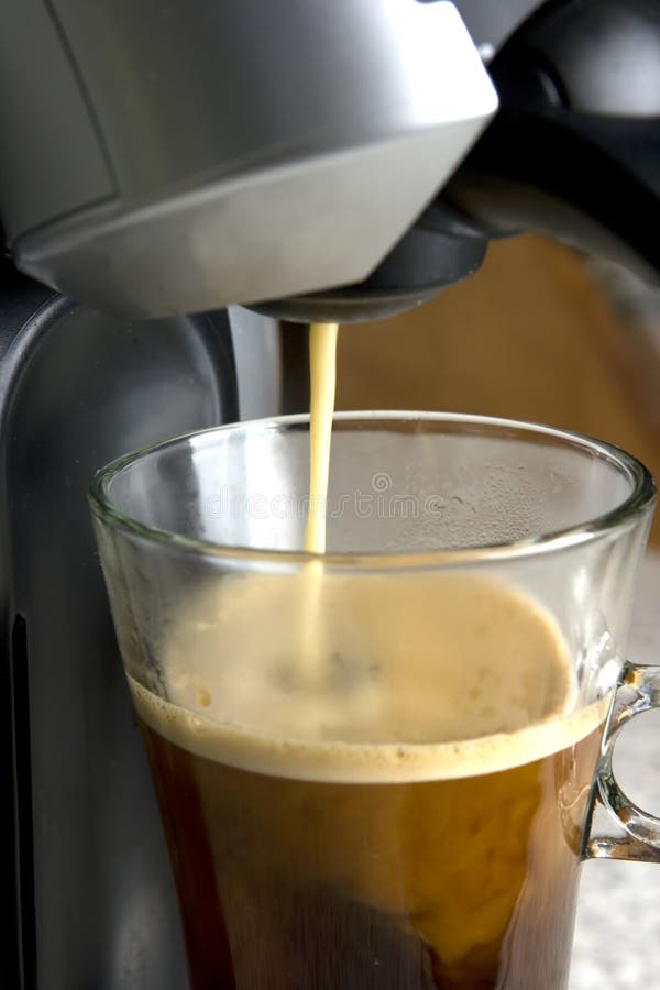 Two shots of espresso stock photo. Image of maker, double - 14057440