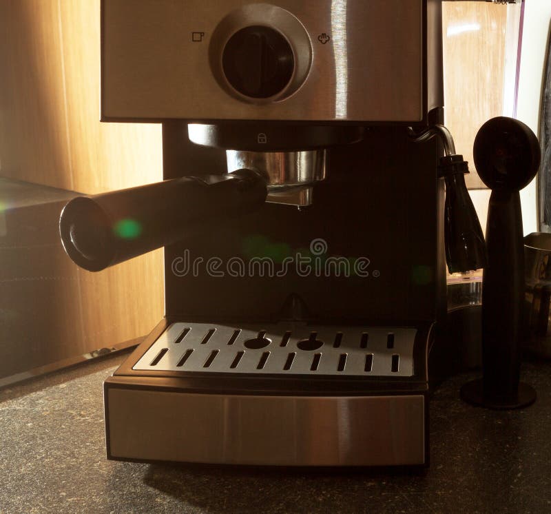 Coffee Maker with Accessories for Making Coffee. Stock Photo - Image of ...