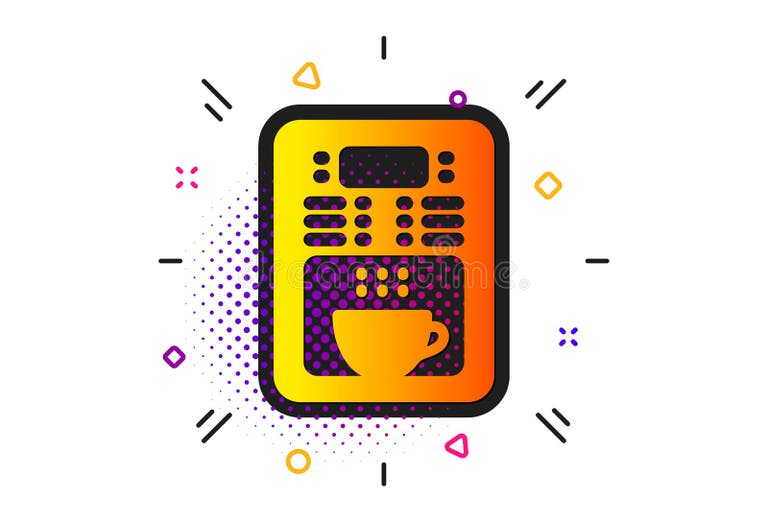 Coffee Maker Icon. Vending Machine Sign. Make Tea. Vector Stock Vector ...