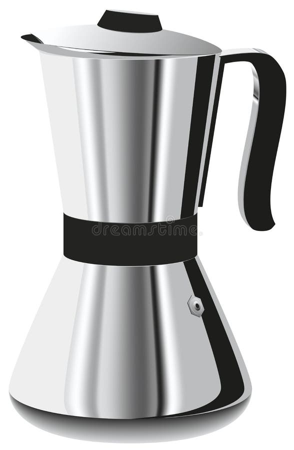 Coffee maker stock vector. Illustration of painted, retail - 30467230