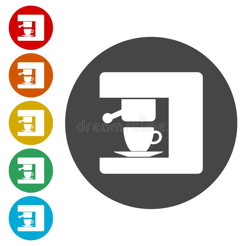 Coffee Maker Machine Simple Icon, Coffee Maker Icon Stock Vector ...