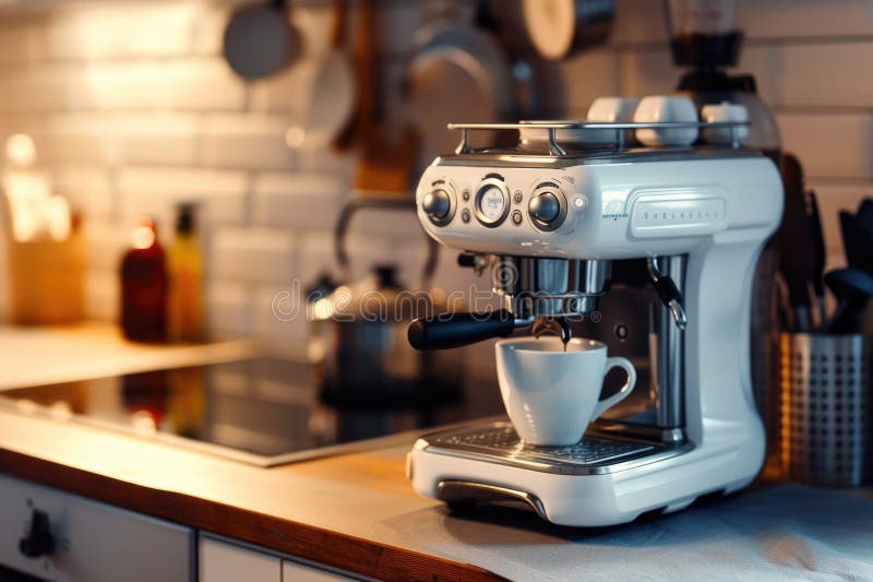 A Coffee Maker Placed on Top of a Kitchen Counter. Perfect for ...