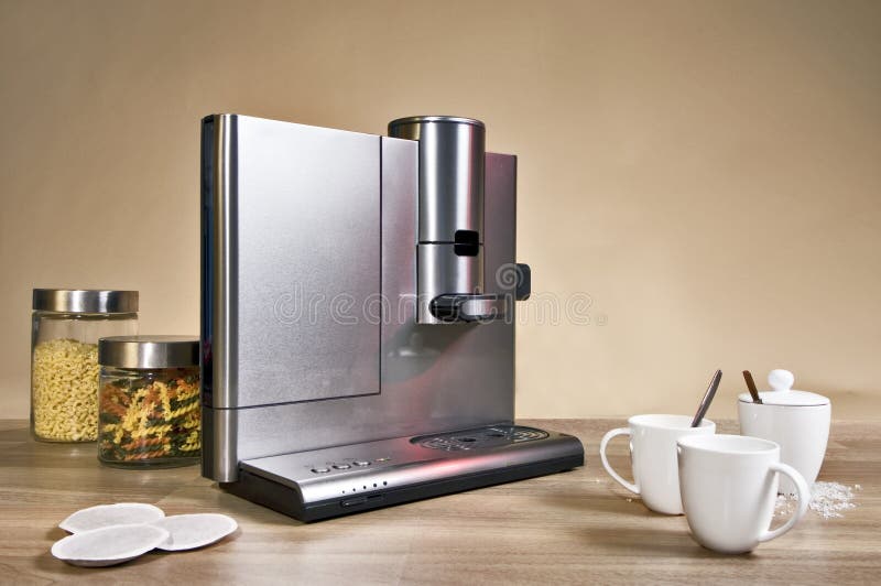 Coffee maker still life stock photo. Image of style, machine - 13780610