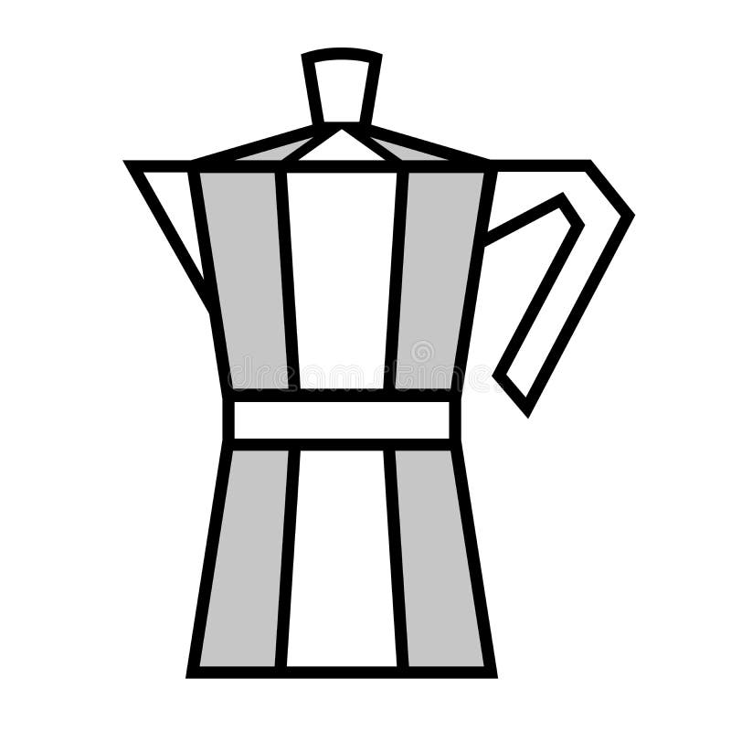 Coffee Maker. Vector Illustration Stock Vector - Illustration of maker ...