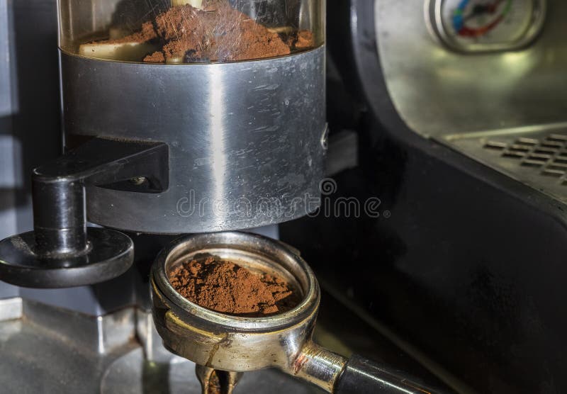 Coffee Making Machines, Coffee Making Process Stock Photo - Image of ...