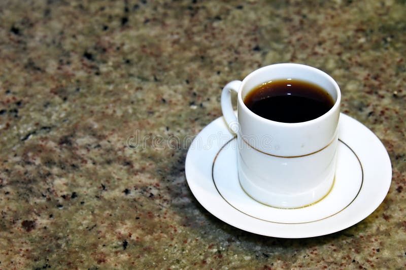 Coffee on marble counter stock photo. Image of menu, liquid - 761758