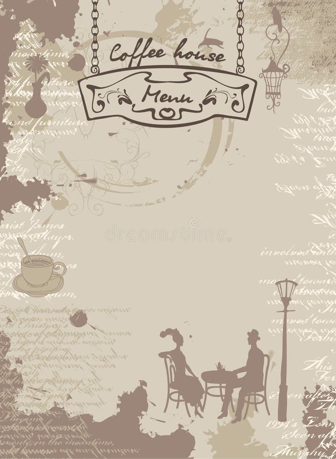 Coffee menu stock vector. Illustration of espresso, crow - 43081630