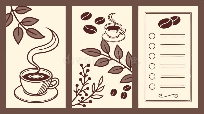 Coffee and Menu Board, Cafe and Breakfast Vector Design Generative AI ...