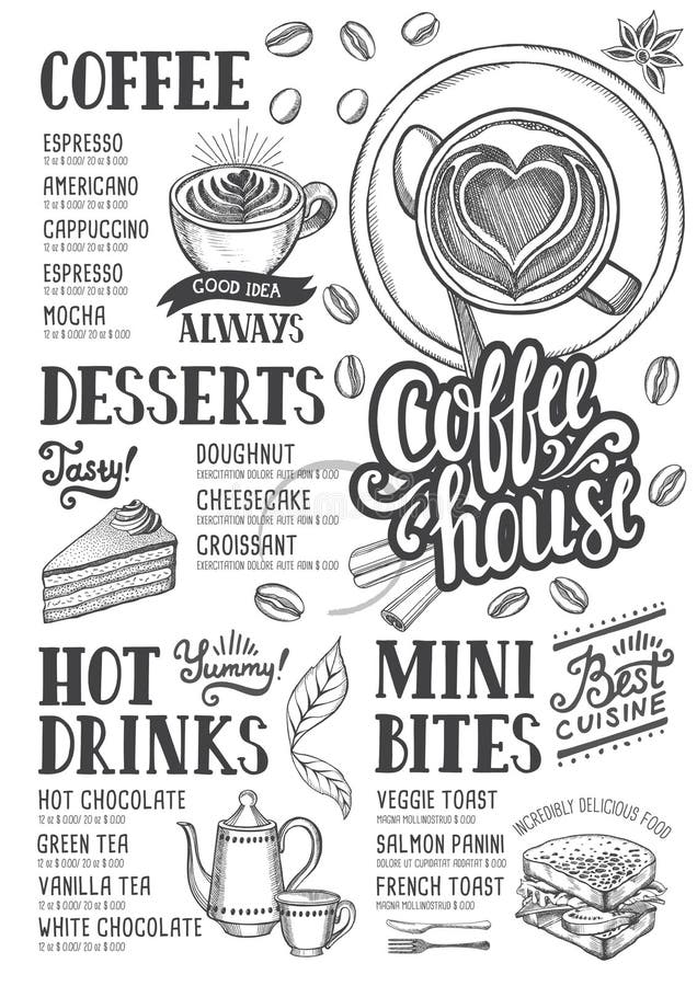 Doodle Style Restaurant Menu Stock Illustrations – 19,235 Doodle Style ...