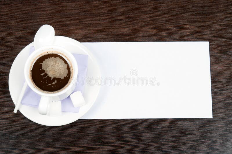 Coffee with message stock photo. Image of morning, caffeine - 20109900