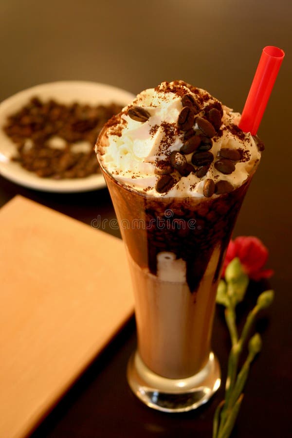 Coffee milkshake stock image. Image of flower, booklet - 5474823