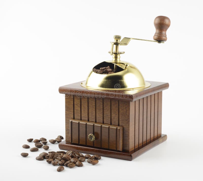 Coffee mill stock image. Image of grinding, mill, grain - 184830973