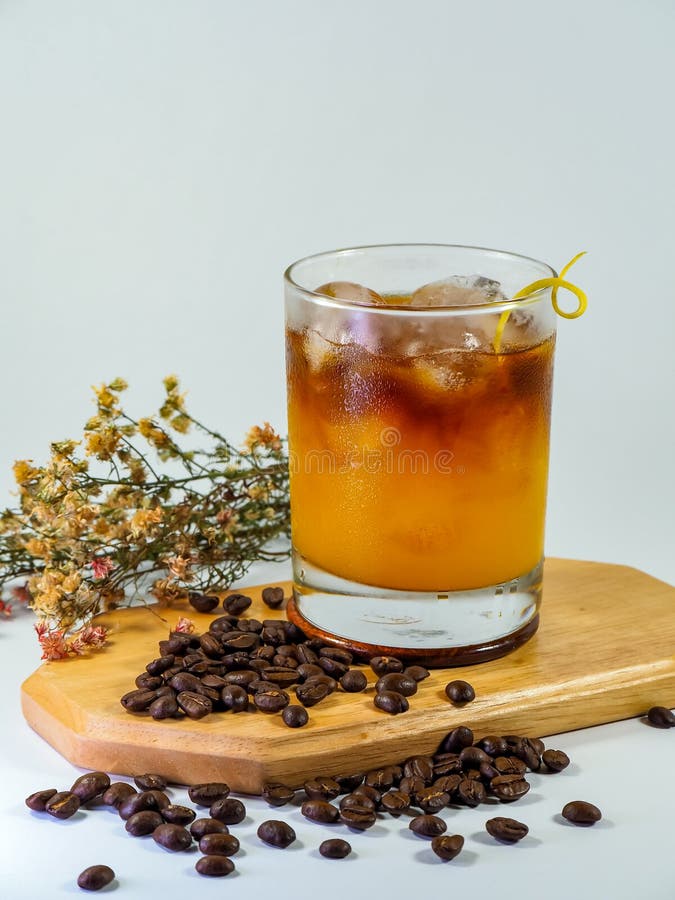 Coffee Mixed with Orange Juice Stock Image - Image of drink, food ...