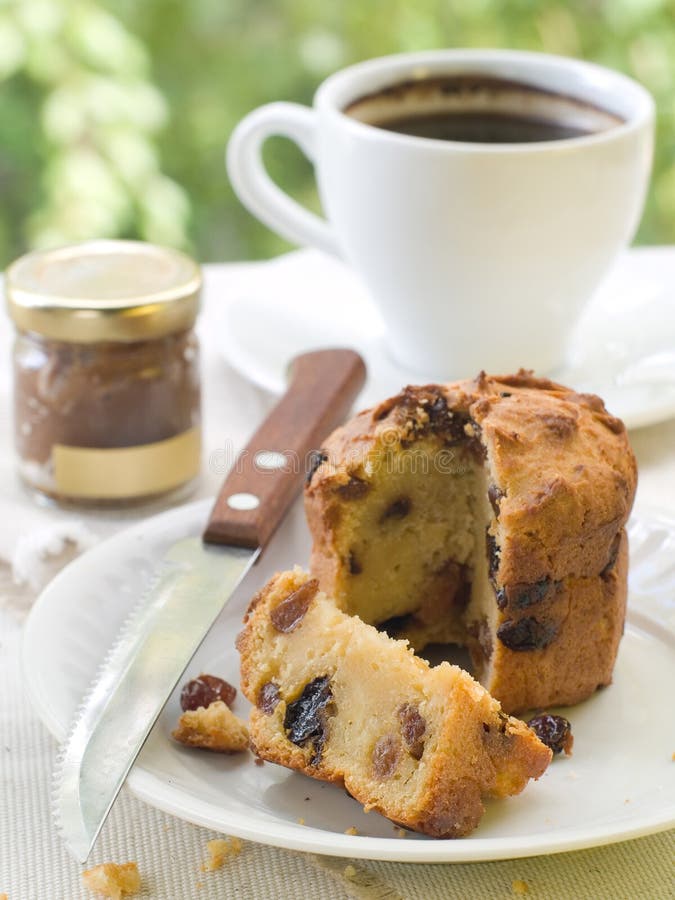 Coffee and muffin stock image. Image of closeup, flower - 20600311