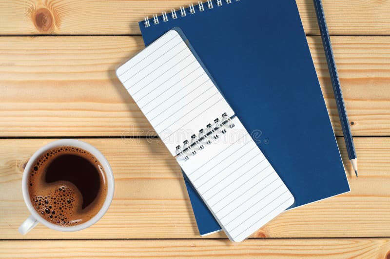 Coffee and notepad stock image. Image of breakfast, table - 73746557