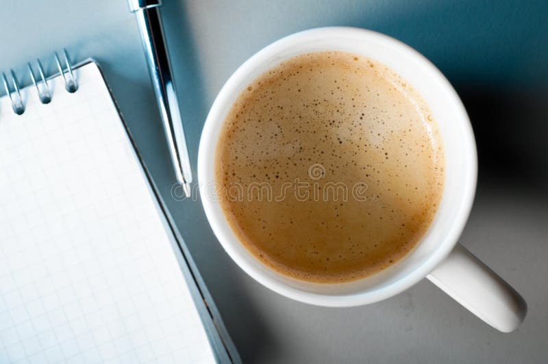 Coffee and notes stock image. Image of scroll, paper - 19700409