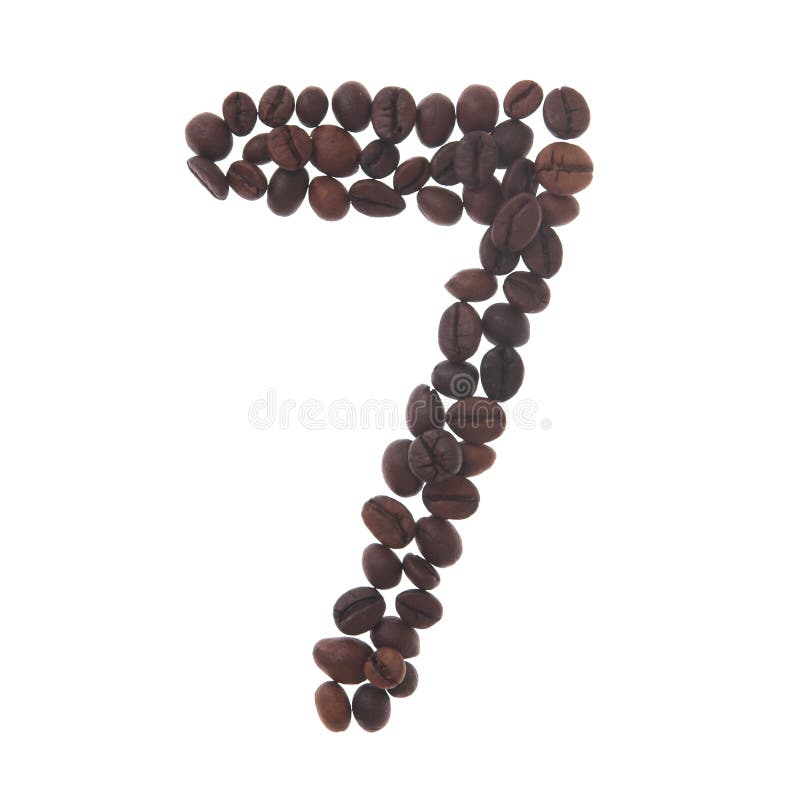Coffee number six stock photo. Image of decoration, bean - 22952506