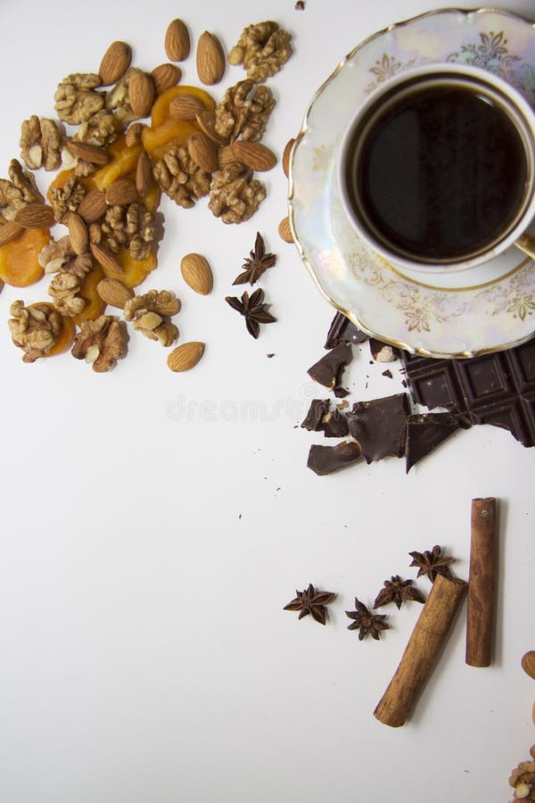 Coffee with nuts stock photo. Image of caffeine, anise - 52576314
