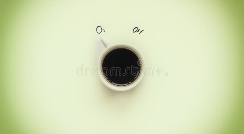 Coffee on and off stock image. Image of aroma, mood - 117800197