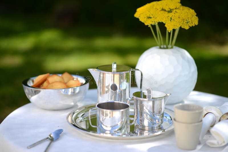Coffee outside stock photo. Image of ring, outside, vase - 83294908