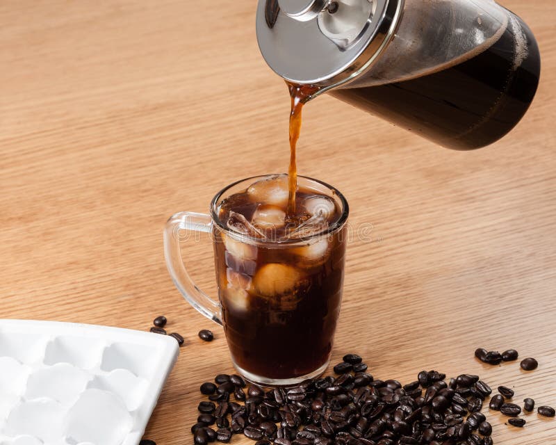 Coffee Over Ice stock image. Image of beverage, treat - 52682201