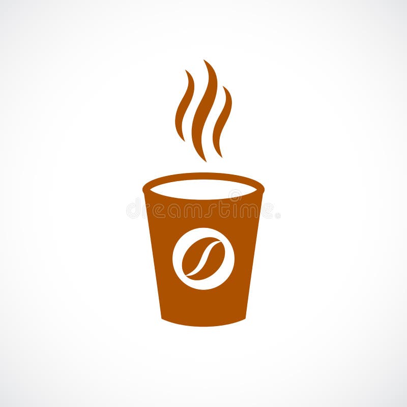 Coffee Paper Cup Vector Icon Stock Vector - Illustration of espresso ...