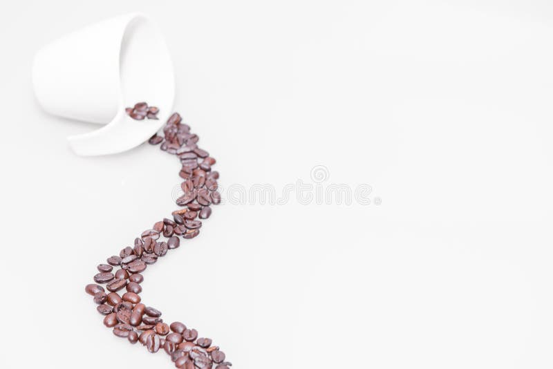Coffee Path with Coffee Cup Stock Image - Image of culture, bean: 57830177