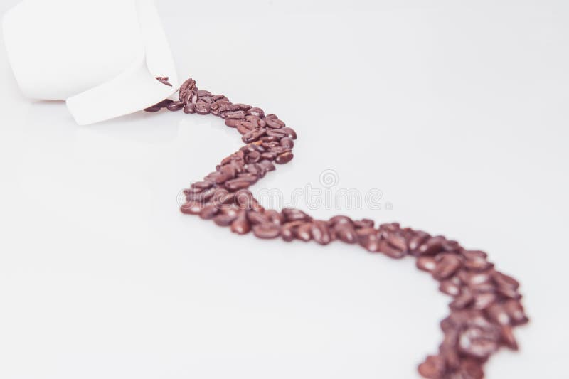 Coffee Path with Coffee Cup Stock Image - Image of cappuccino, drink ...