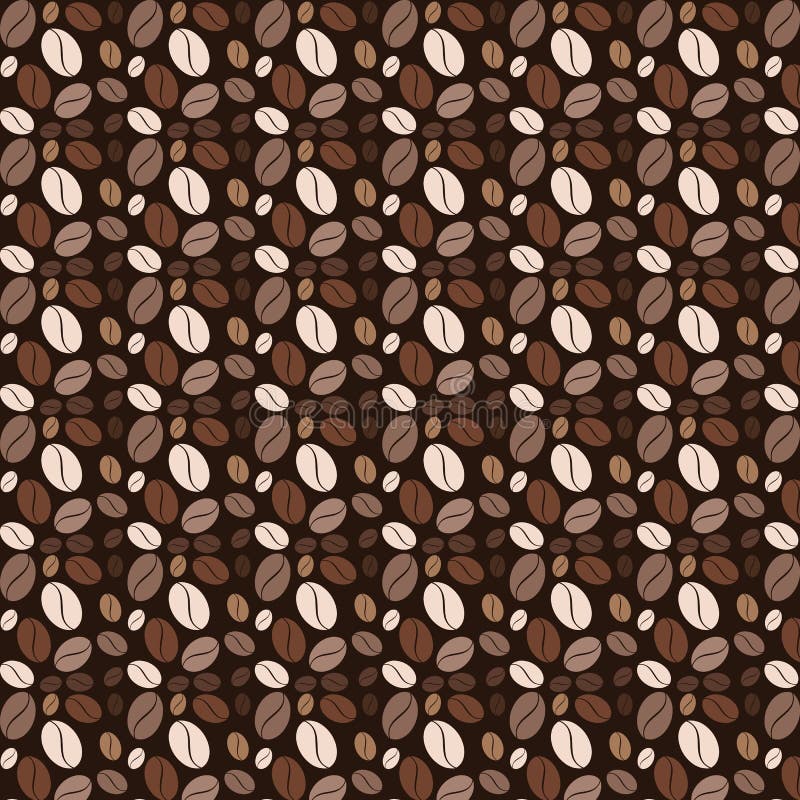 Coffee Pattern Kitchen. Vector Flat Illustration. Drink. Stock ...