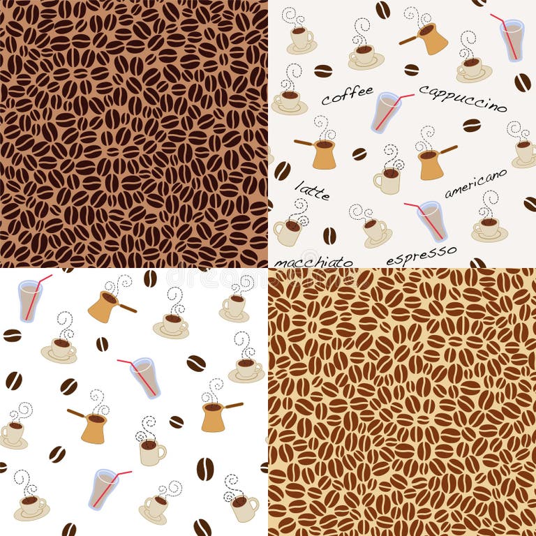 Coffee Patterns Stock Illustrations – 15,987 Coffee Patterns Stock ...