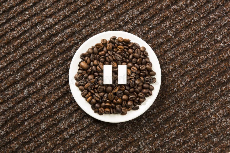 Coffee Pause stock photo. Image of circle, texture, rondel - 31624326