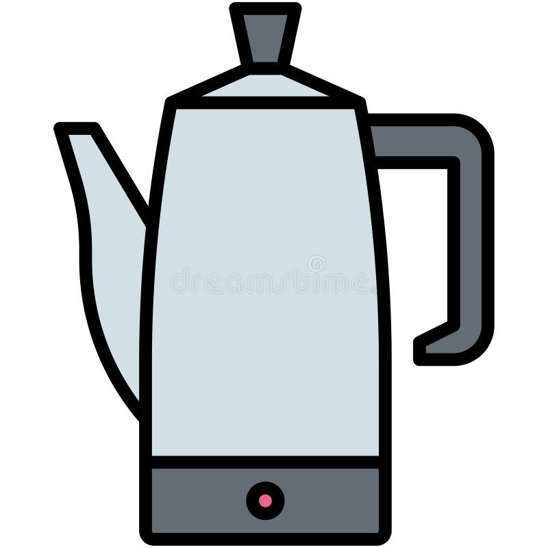 Coffee Percolator Icon, Coffee Shop Related Vector Stock Vector ...