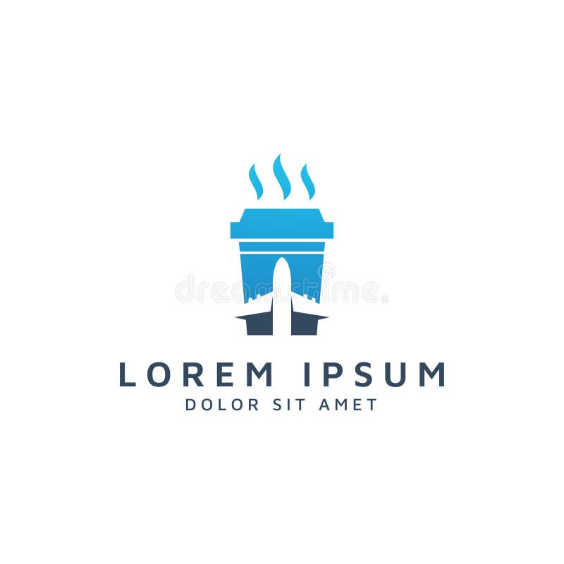 Plane Coffee Logo Stock Illustrations – 545 Plane Coffee Logo Stock ...