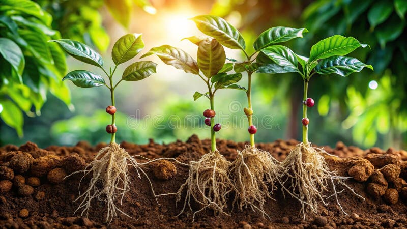 Rooted in Flavor: Coffee Plant Roots and Rhizome System in a Humid ...