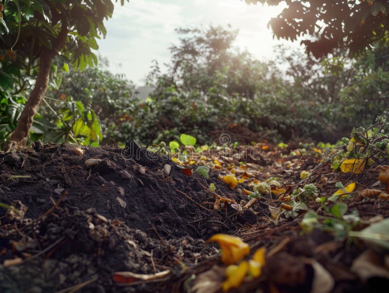 Coffee Plantation Soil Plowing Stock Image - Image of ecological, soil ...