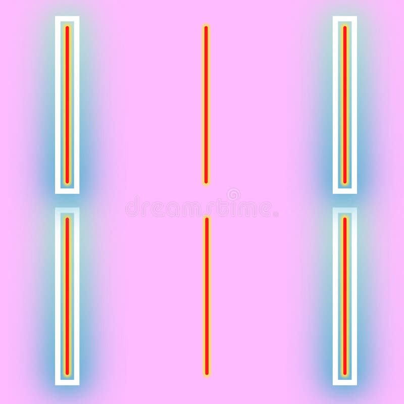Background of Pink Colour with Bright Neon Red Strips Stock ...