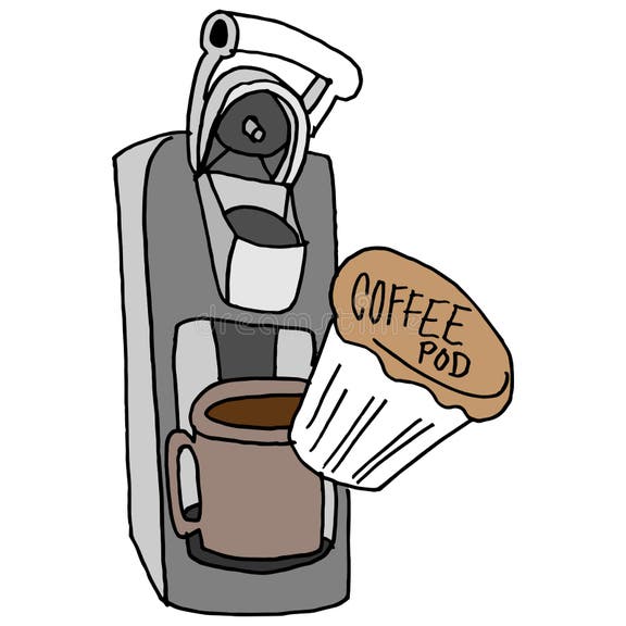 Coffee Pod Machine Stock Illustrations – 424 Coffee Pod Machine Stock ...